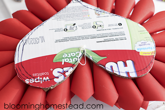 glue string tab on back to hang - Blooming Homestead